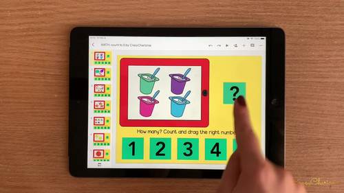Count to 5 for Google Classroom by CrazyCharizma | TPT
