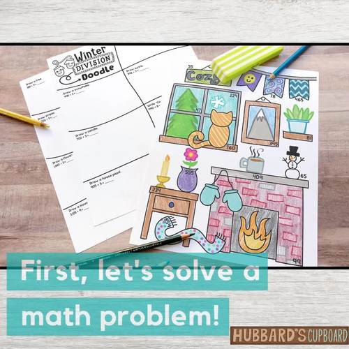 Winter Math Activity - Multi-Digit Division 4th & 5th - January Math ...