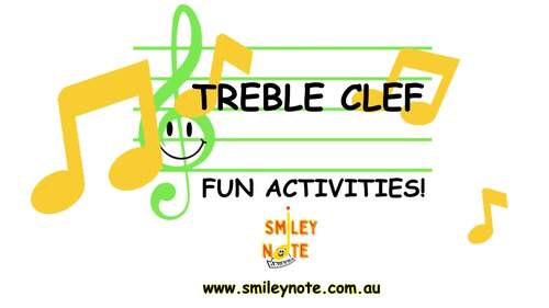 Treble Clef Fun Activities FREE video | Fun Music Lesson For Kids