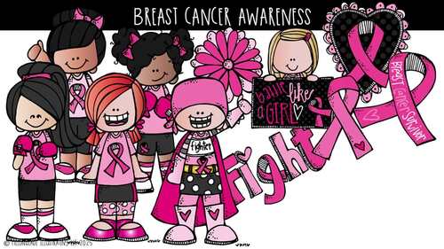 Breast Cancer Awareness clip art - by Melonheadz by Melonheadz Clipart