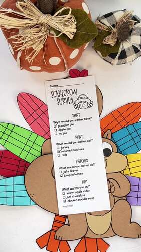 November Crafts Bat, Turkey, Squirrel, Acorn, Owl, & Scarecrow Bulletin ...