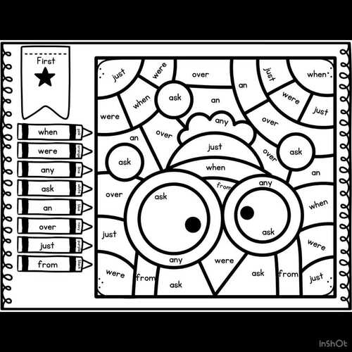 Color-by-Sight Words: 1st Grade Worksheets | Penguin Theme | TPT