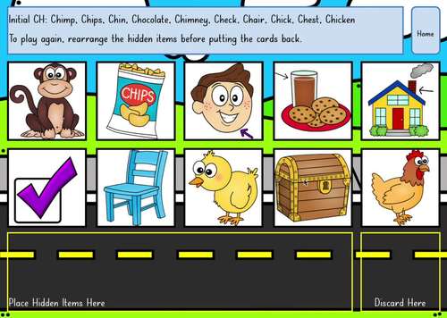 Racetrack Articulation Game - Find The Hidden Cars by Jennie's Speech Room