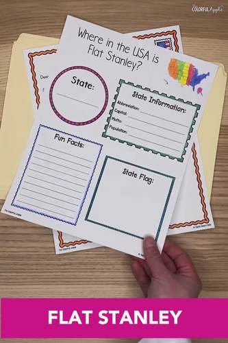Flat Stanley Project by The Colorful Apple | Teachers Pay Teachers