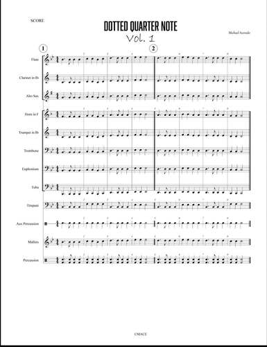 Dotted Quarter Note Vol. 1 by Michael Acevedo | TPT