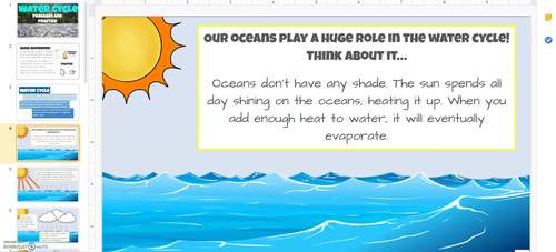 Water Cycle (Google Slides Lesson) Distance, Virtual | TPT