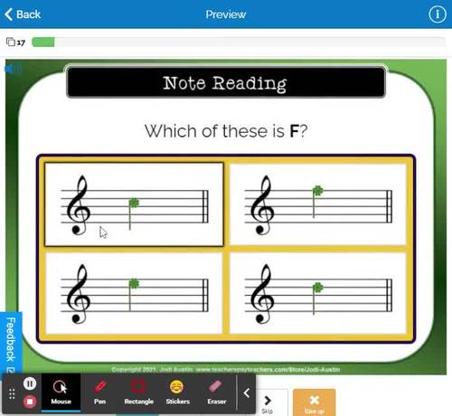Music Literacy Boom Cards - Shamrock Theme BUNDLE by Jodi Austin