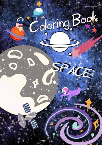 Coloring Book, Space Vocabulary by NATCHAR | TPT