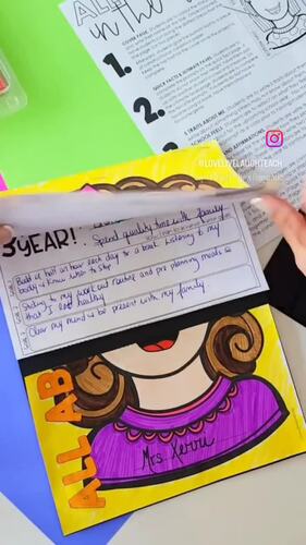 Back To School All About Me Flip-book Activity by Love Live Laugh TEACH