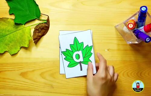 Fall Alphabet and Numbers Flashcards by The Joy in Teaching | TPT