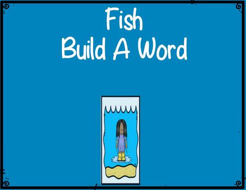 Fish Build a CVC Word by The Teaching Scene by Maureen | TPT