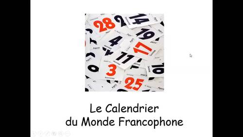 French Calendar and Holiday Video Note Bundle by Sr and Monsieur Schepeez