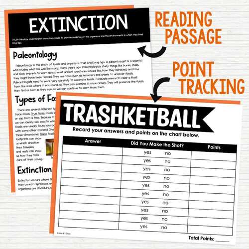 3rd Grade Science Game | Fossils & Extinction (NGSS 3-LS4-1) by Miss B ...