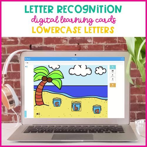 Letter Recognition Boom Cards {Growing Bundle} by Taylored to Teach Store