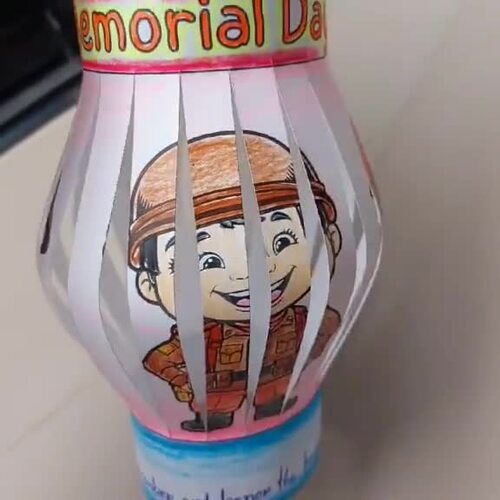 Memorial Day Lantern Craft : Writing and Patriotic Activities by Fun ...