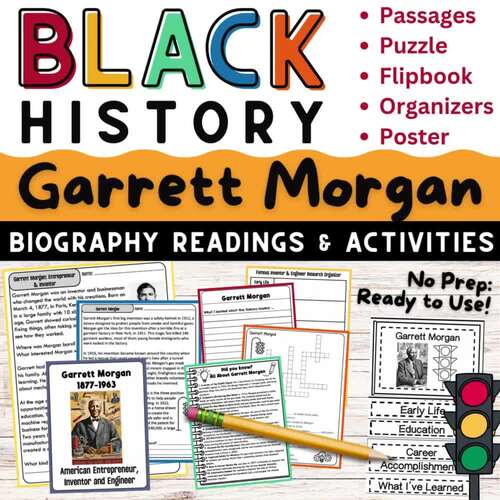 Black History Month Garrett Morgan Scientist Engineering Reading ...