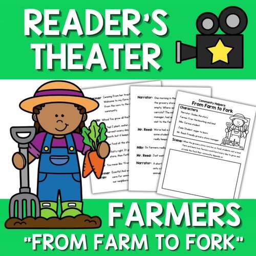 Farmer Readers Theater | Community Helpers Skit | ELA Reading Activity ...