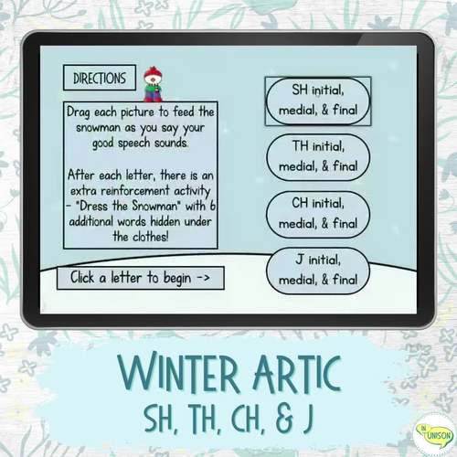 Winter Articulation Boom Cards™ Dress & Feed the Snowman Sh Ch Th J