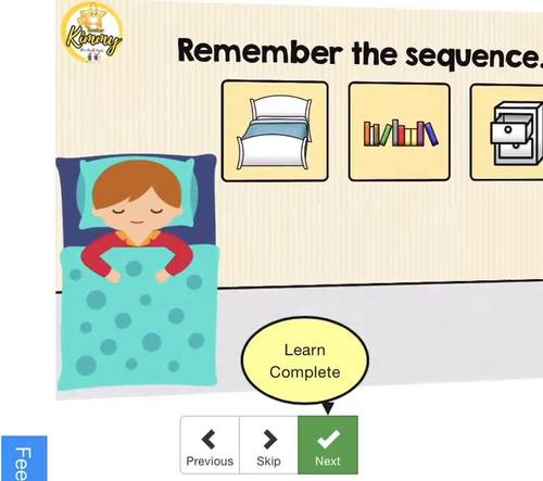Bedroom Picture Sequencing | Visual Memory by Teacher Kimmy | TPT