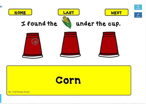 /K/: Articulation Practice (Word & Sentences) (Speech Therapy) Boomcards™
