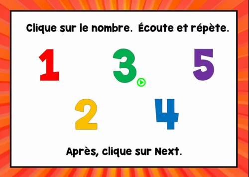 French Numbers 1-20 Boom Cards, Les numéros 1-20, Les chiffres 1-20