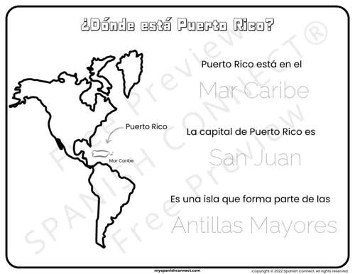 Puerto Rico Study Unit (Spanish Edition) by Spanish Connect | TPT