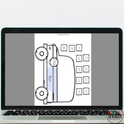 Back to School Editable Name Craft BUNDLE by Kreative in Kinder | TPT