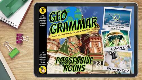 3rd Grade Grammar Activities: POSSESSIVE NOUNS (LINKtivity® + Mini-Unit)