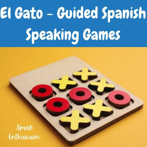 Awesome Spanish guided speaking games (Vocab speaking game/El Gato)