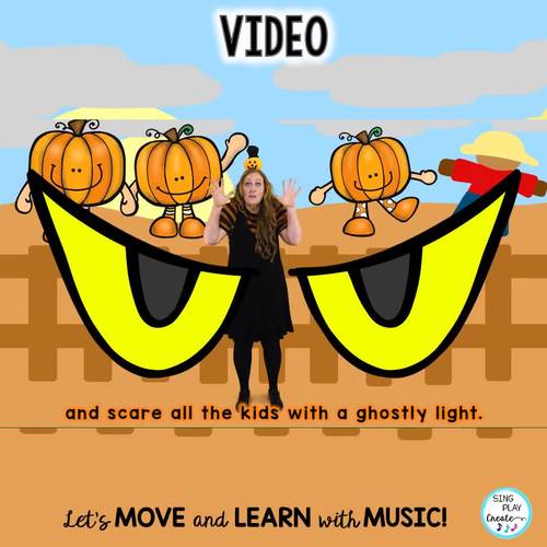 Halloween Action Song: “Three Round Pumpkins” Literacy, Music, Movement ...