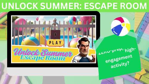 Summer Digital Escape Room | Growth Mindset End of the Year Game | UK ...
