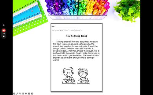 EA as Short E Worksheets Puzzles Sorting Phonics | TPT
