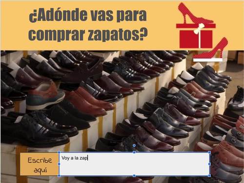 Spanish Community Places Los lugares PowerPoint & Activities Distance ...