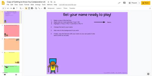 Back to School Ice Breaker | Getting to Know You Game | Digital Ice Breaker