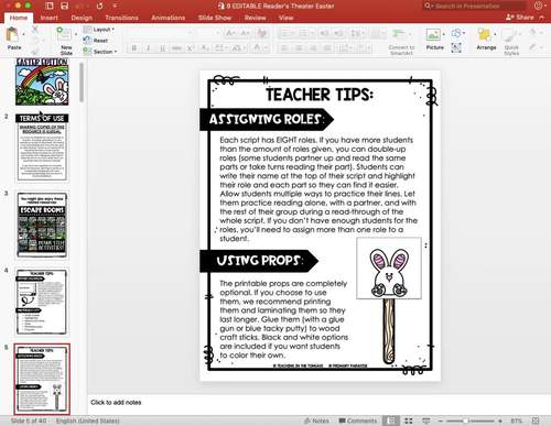 Easter Reader's Theater Scripts EDITABLE by Teaching in the Tongass