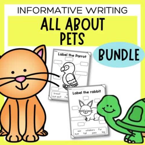 All About Pets Informative Writing Bundle by Little Learner Hub | TPT