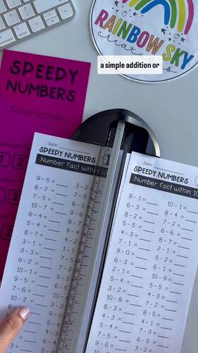 Addition and Subtraction Bundle - Speedy Number Booklets | TPT