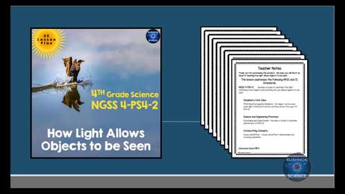 NGSS 4-PS4-2 5E Lesson Plan How Light Waves Allows Objects to be Seen