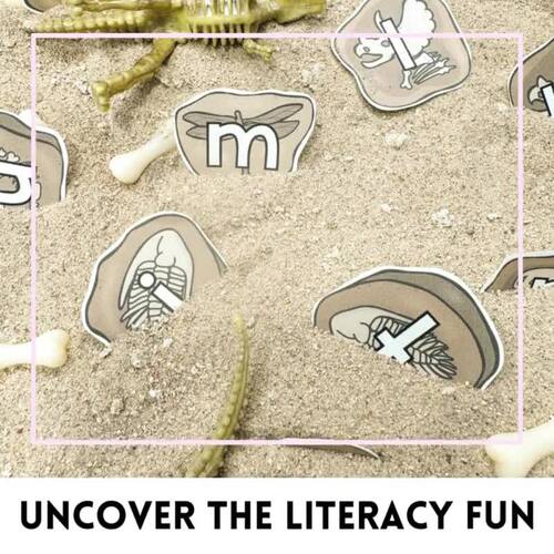 Fossil Find Alphabet Match Activity - Dinosaur Activities for Learning ...