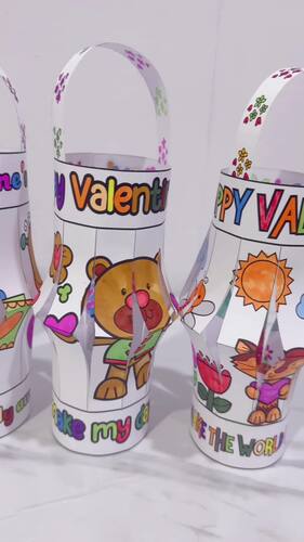 Valentine’s Day Lantern Craft & Coloring Activity – Fun and Easy for Kids