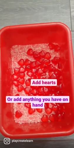 Hearts Literacy Sensory Bin Printables | Small Group Activities | TPT