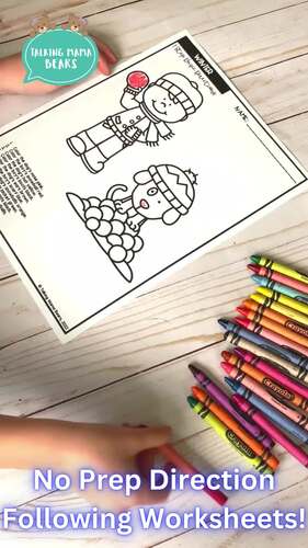 No Prep Direction Following With Qualitative & Quantitative Concepts BUNDLE