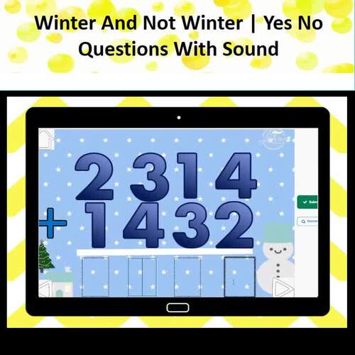 4 Digit Addition With Regrouping And Without Regrouping Winter Boom Cards