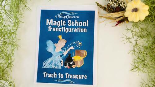Magic School Trash to Treasure Math Add Subtract Word Problem 2.OA.A.1 ...