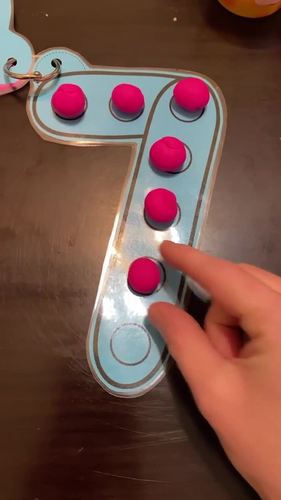 Numbers Playdough Mats by Making the Difference Teacher | TPT