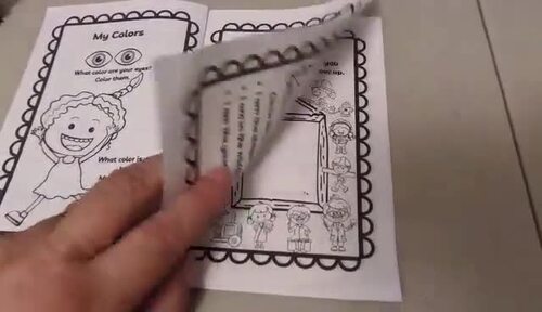 Back to School First Week Book - "This is Me" 20 page book for K-1