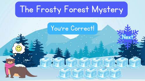 Winter Math Mystery: Google Slides Digital Resources by Academic Allie