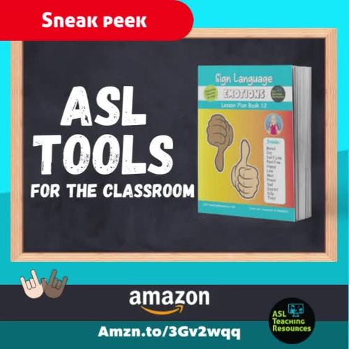 ASL Lesson Plan Book 12 Emotions, SEL by ASL Teaching Resources | TpT