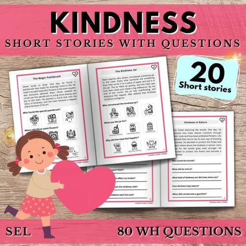 Being Kind Scenarios Comprehension Questions Character Education SEL ...