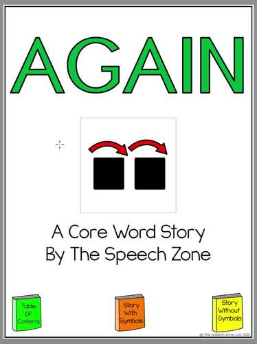 AAC Core Words No Print Stories Set 2 by The Speech Zone | TPT